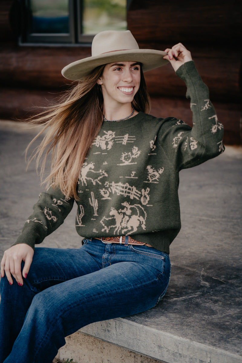 'Freeman' Rodeo Quincy Knit Sweater (2 Colours S/M-L/XL) – Cold Cactus Inc.