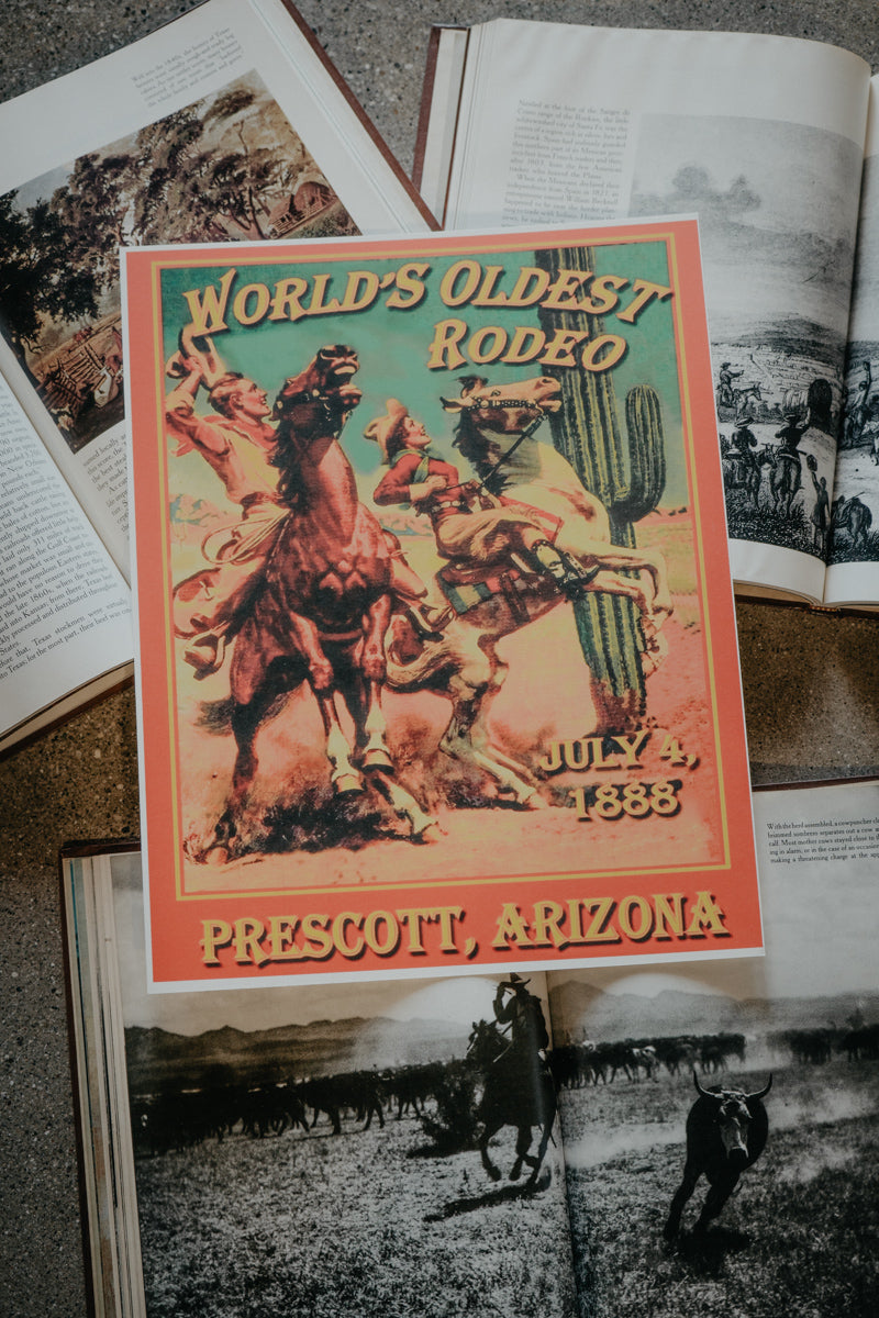 'Prescott Rodeo' Poster Print – Cold Cactus Inc.