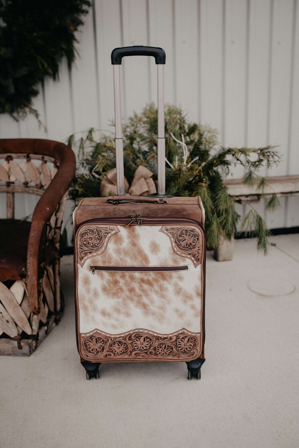 Medium Cowhide Luggage Bag – Cold Cactus Inc.