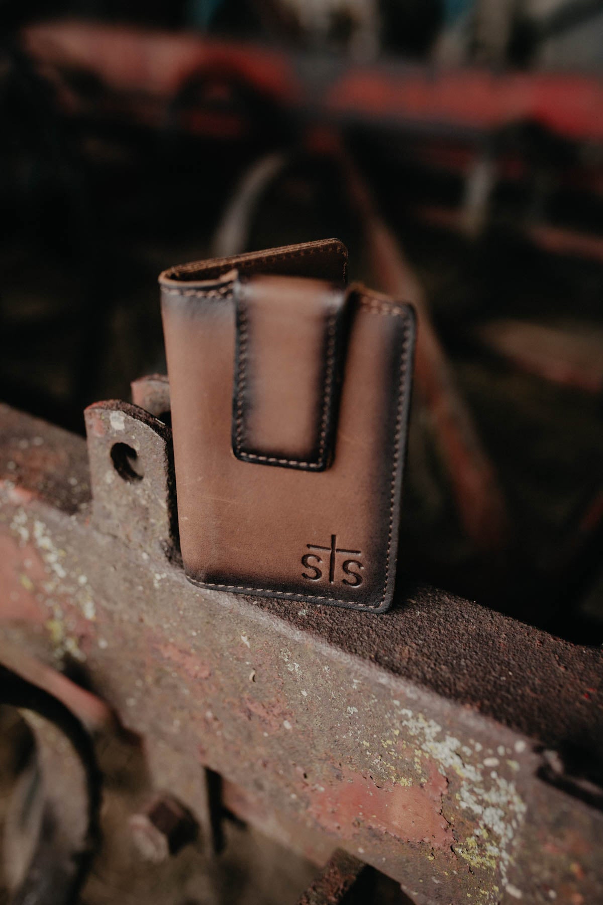 'Foreman' Men's Leather Money Clip Card Wallet by STS Ranchwear (STS61 ...