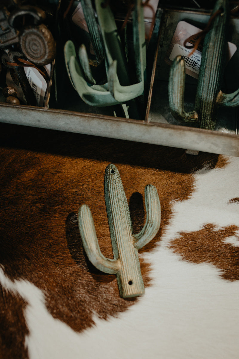 Cast Iron Western Cactus Hook – Cold Cactus Inc.